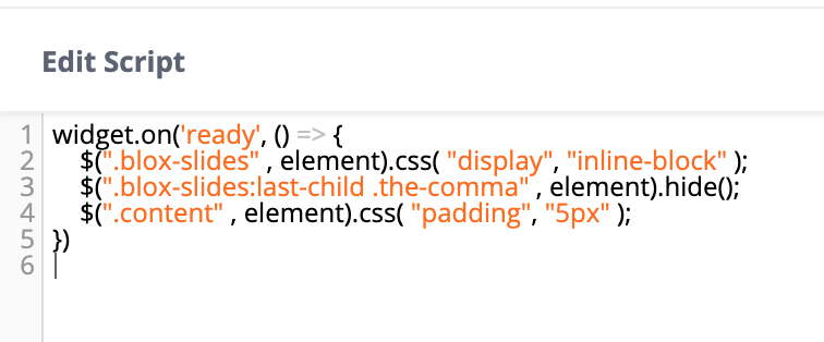 Use Blox Script In PDF | Sisense