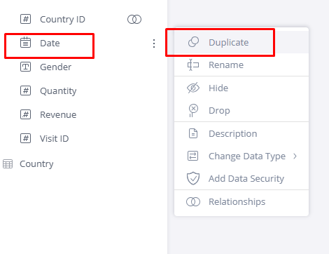 Show full date format in the pivot or table widget | Sisense