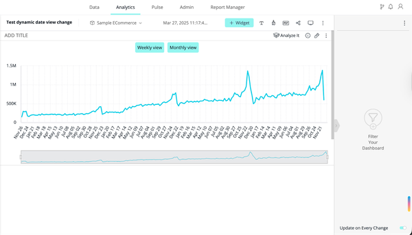 How to dynamically change date view and format with buttons [Linux ...